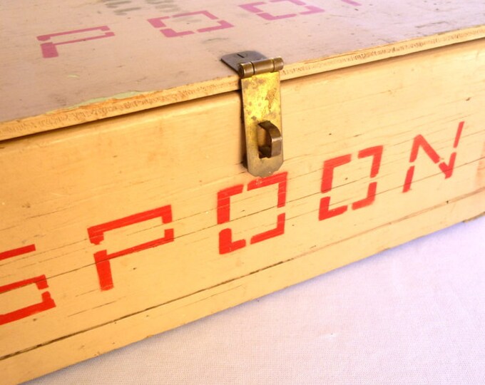 PRIMITIVE HANDMADE BOX/ Spoon Box - Etsy