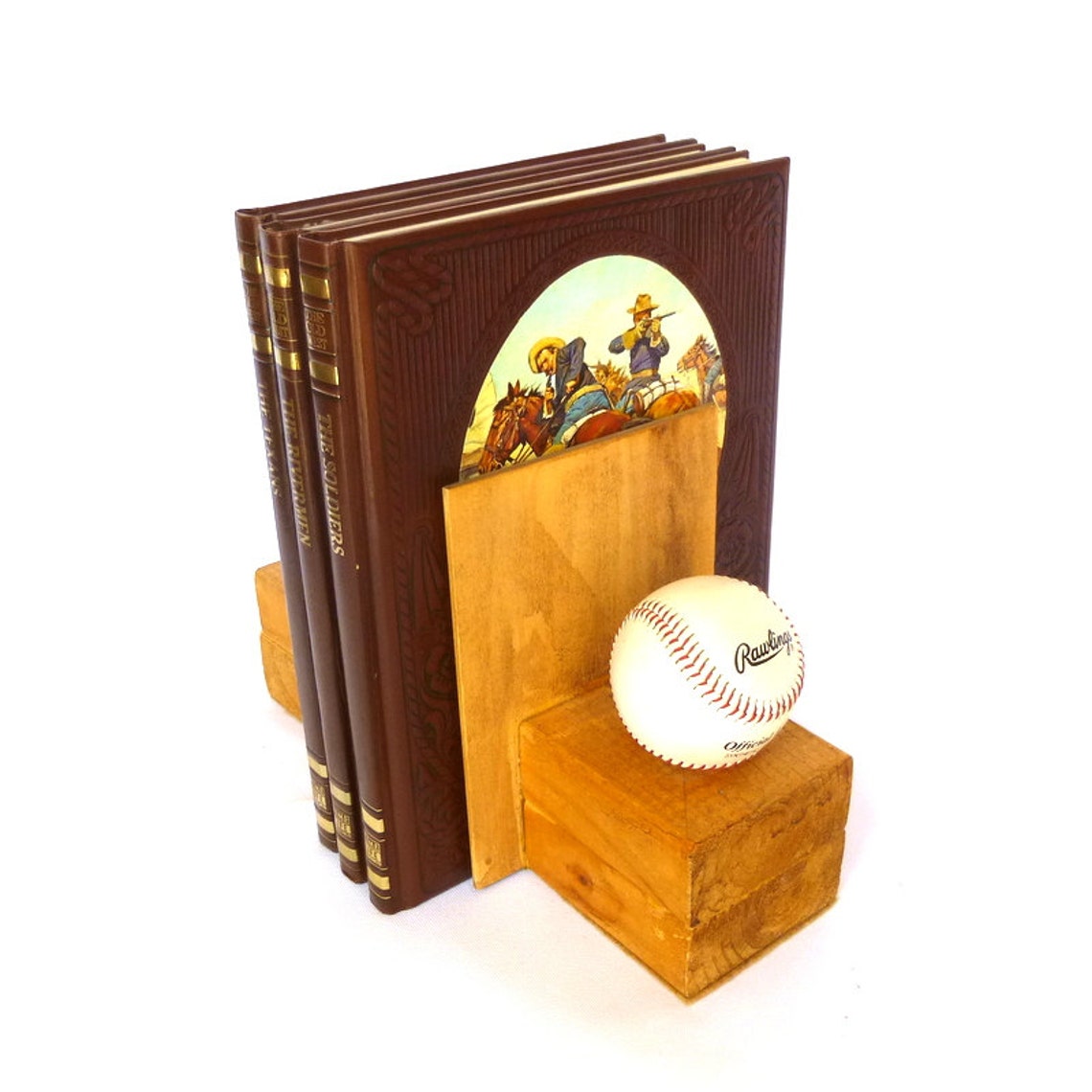 VINTAGE BASEBALL BOOKENDS | Etsy