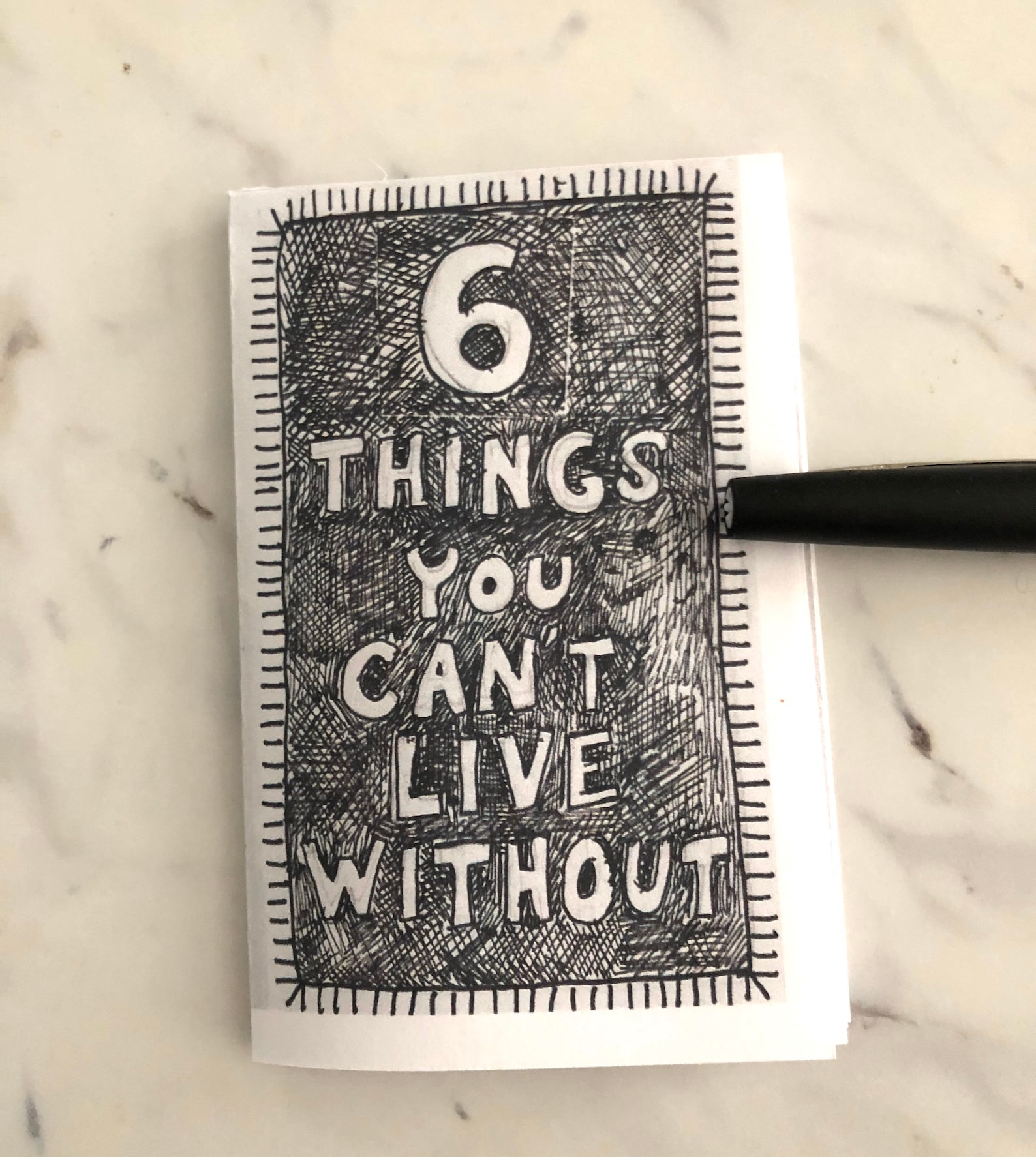 DIY MAKE a Mini ZINE With Diy Art Zine on Backside - Etsy
