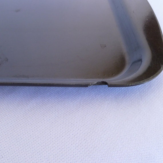 VINTAGE TEA TRAYS/ Black Floral Handpainted Trays/ Set of 7 - Etsy