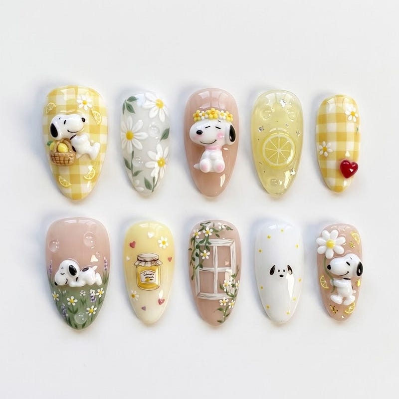Coquette Nail Inspo - Etsy