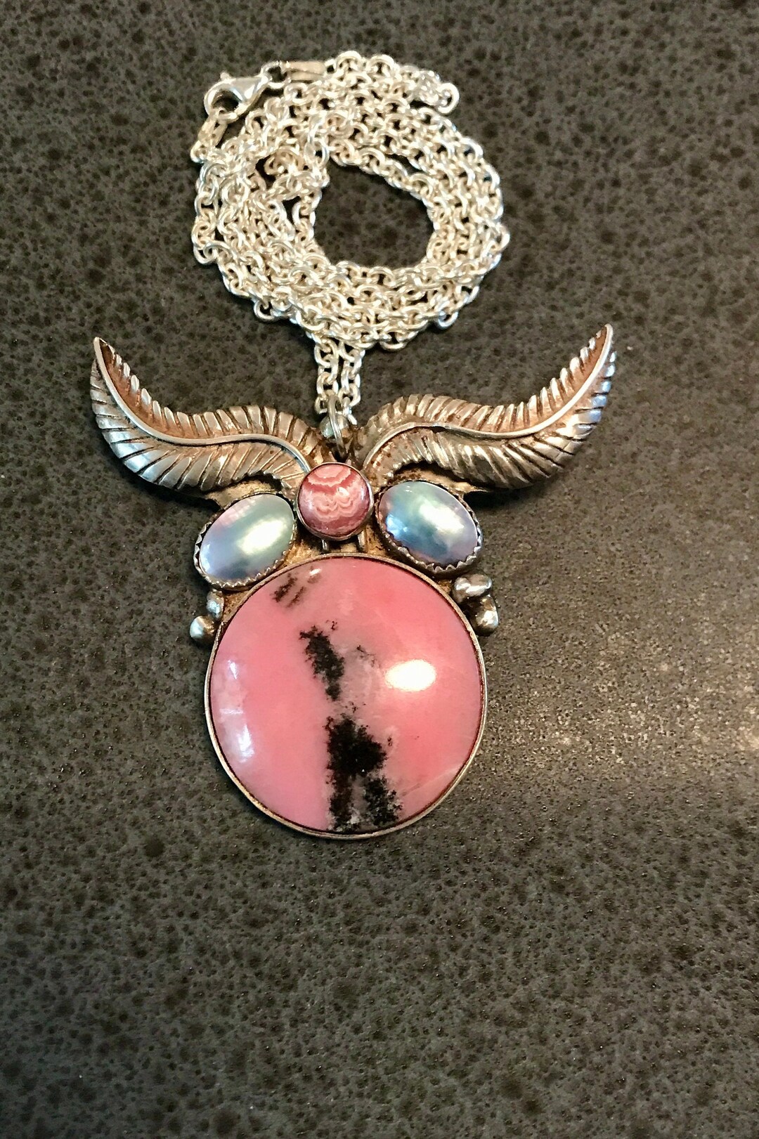 Original DI Lelio Sterling Designer Necklace Signed. Large and With ...