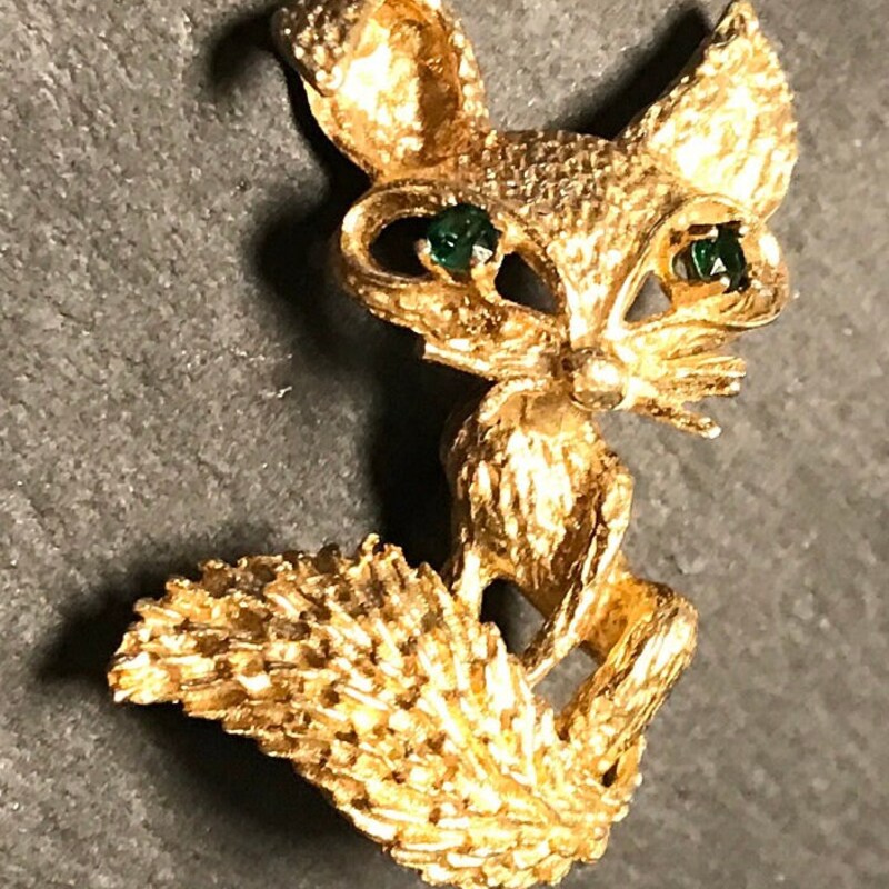 Fox Brooch - Etsy