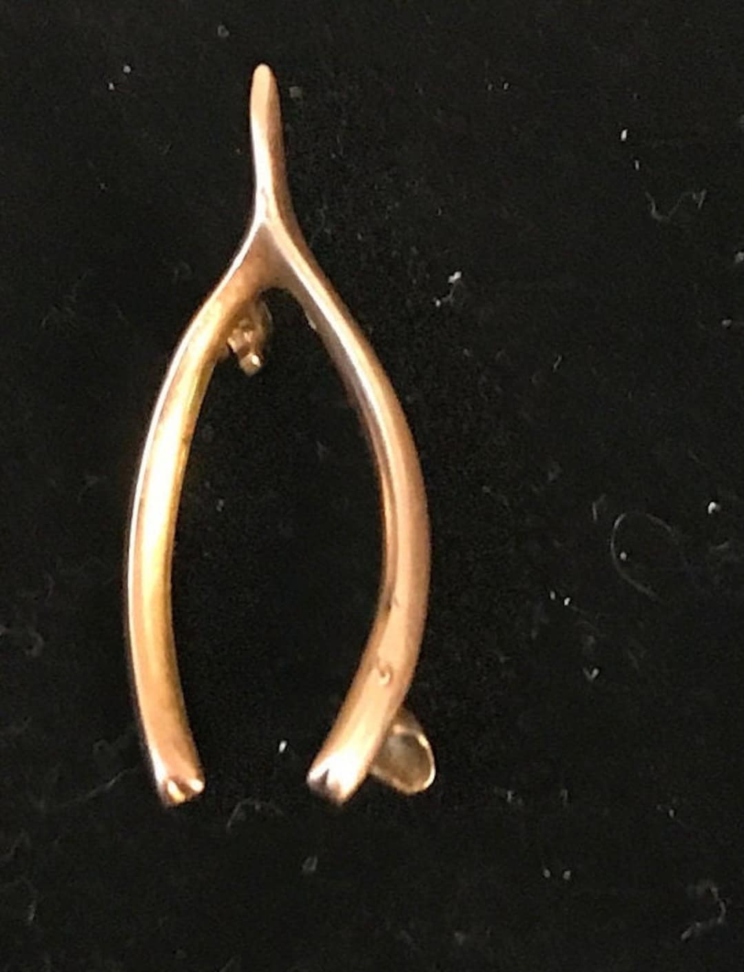 12k Gold Victorian Wishbone Brooch-wishing Good Luck Pin - Etsy