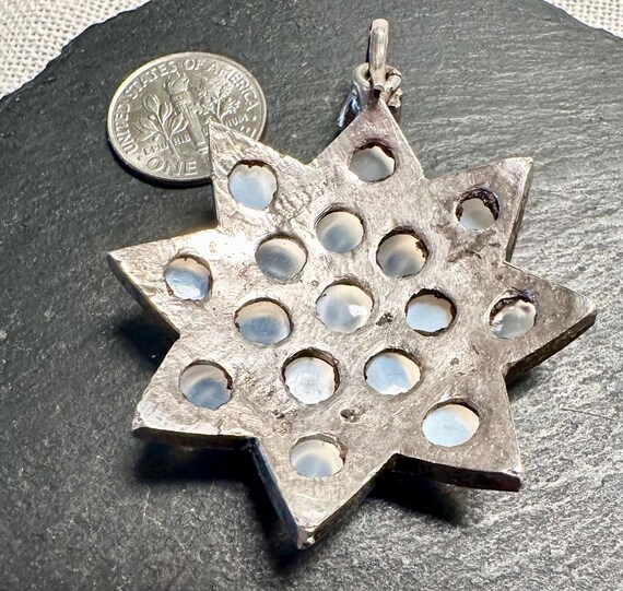 Sterling Moonstone Star pendant, vintage enchanting b… - Gem