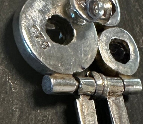 Sterling post earrings vintage studio genuine Amethys… - Gem