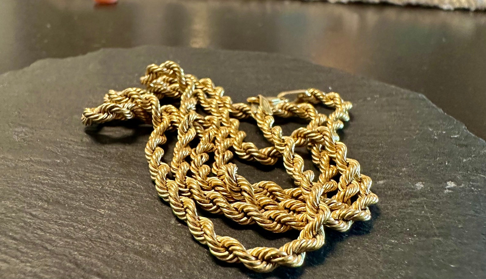 Italian 18k Vintage Twisted Rope Chain, 2.5mm-17.5 - Etsy