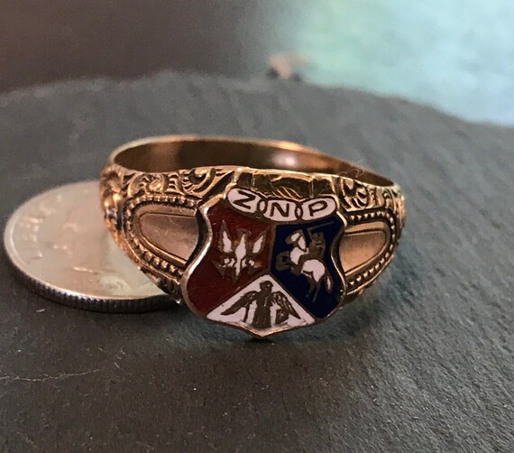 10k enameled Victorian ZNP, Polish national alliance … - Gem