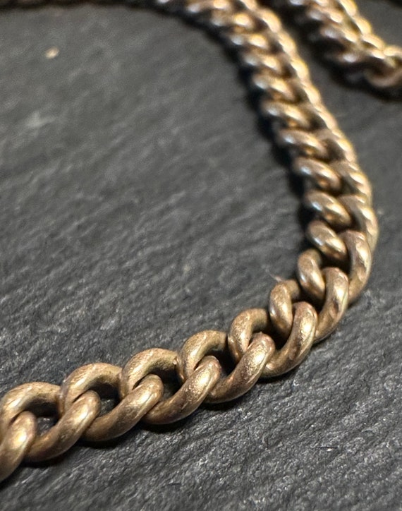 14k Antique curve link chain 24"-easy to wear basic c… - Gem