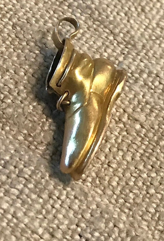 14k best boot charm antique-great detailing and hand … - Gem
