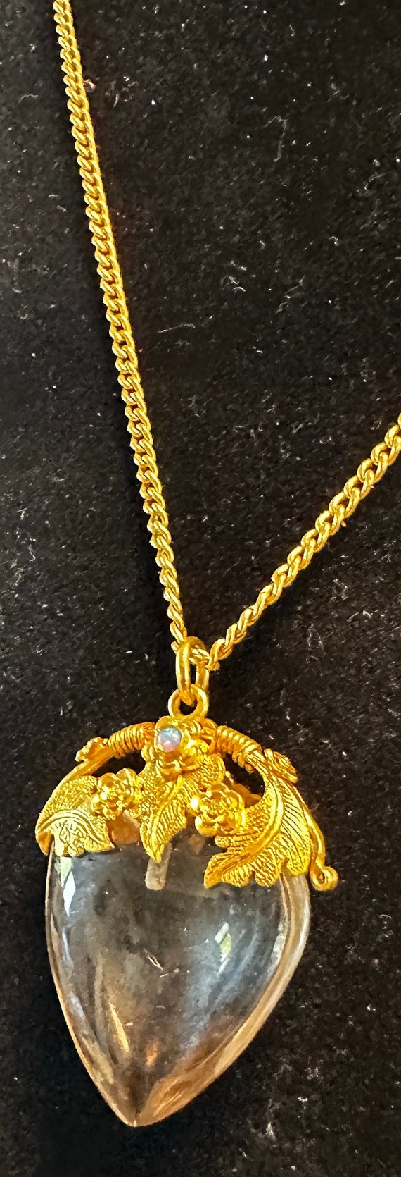 Rare 22k antique Chinese buttery gold necklace-Large … - Gem