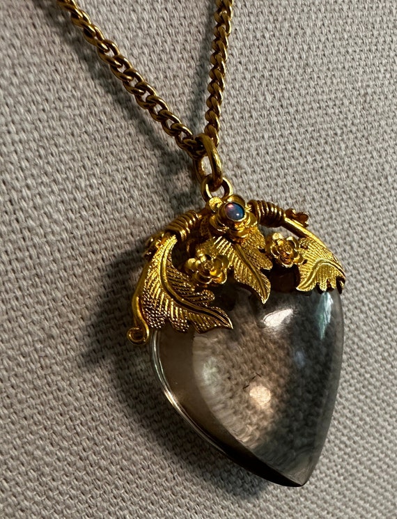 Rare 22k antique Chinese buttery gold necklace-Large … - Gem