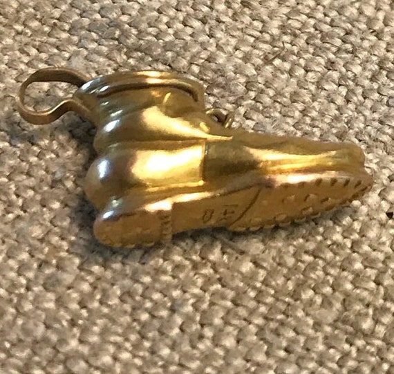 14k best boot charm antique-great detailing and hand … - Gem