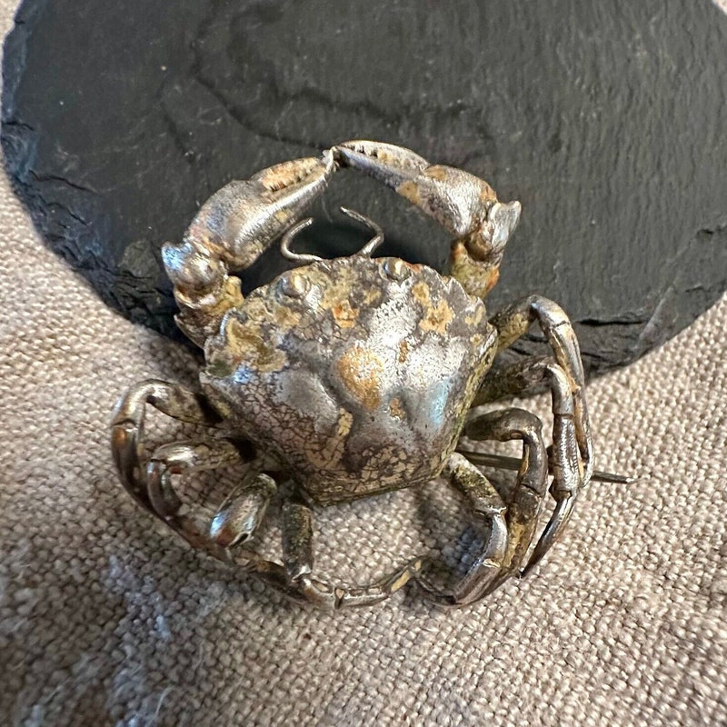 Crab Brooch - Etsy