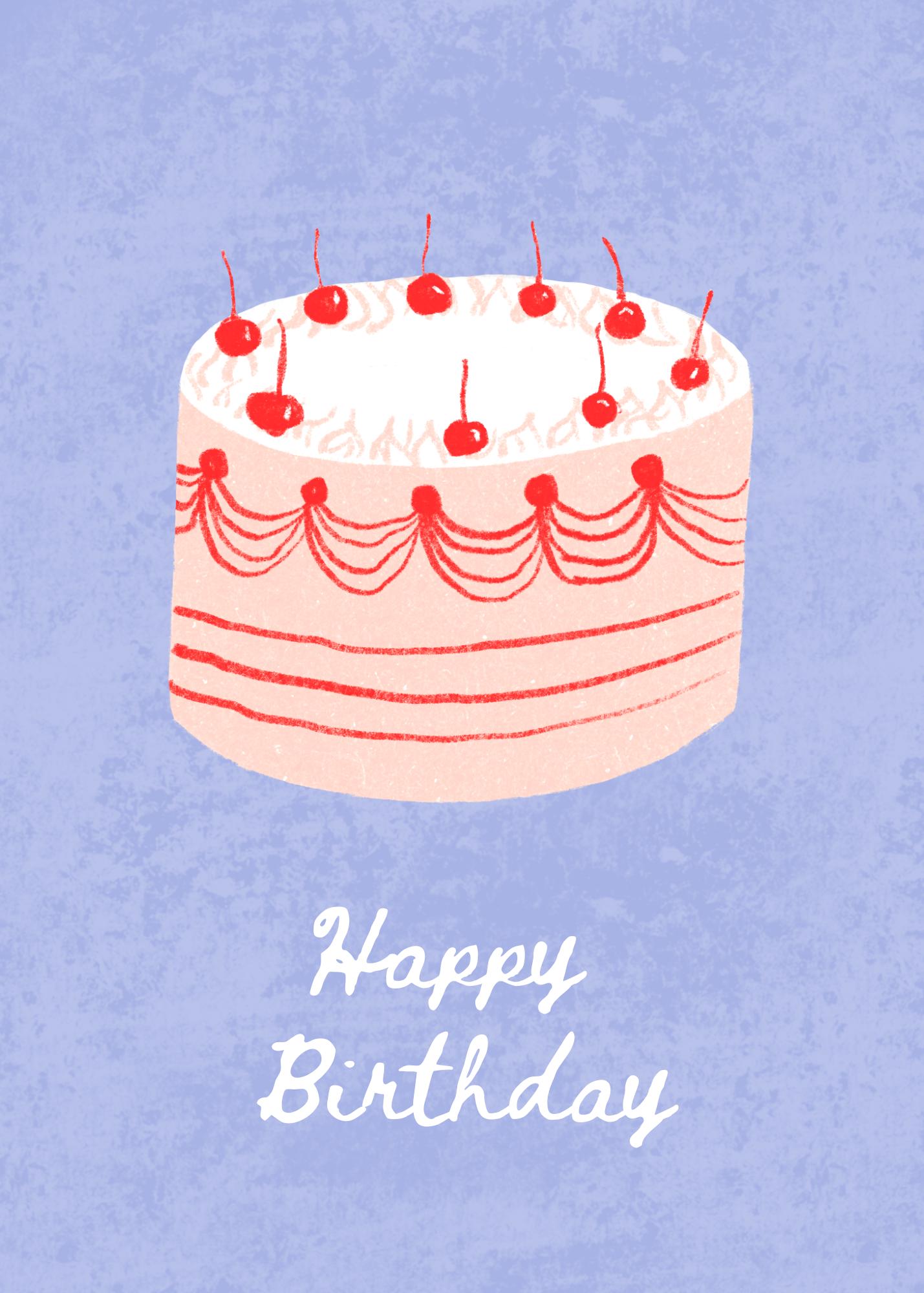 Printable Birthday Card – Instant Download, 5x7 PDF - Etsy