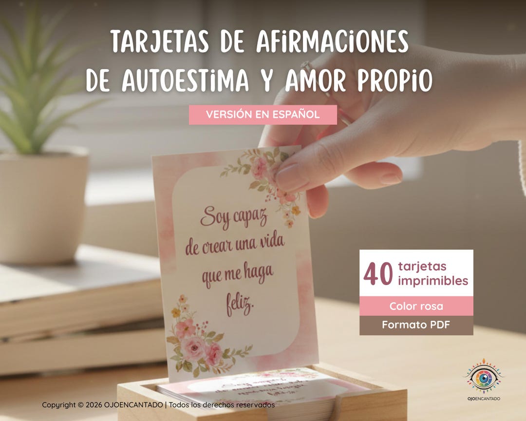 40 Tarjetas Afirmaciones Amor Propio | 40 Frases Autoestima ...