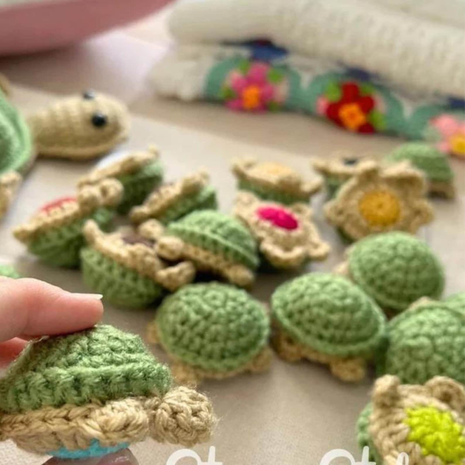 Turtle Memory Game Crochet Pattern - English PDF - Original Design - Etsy
