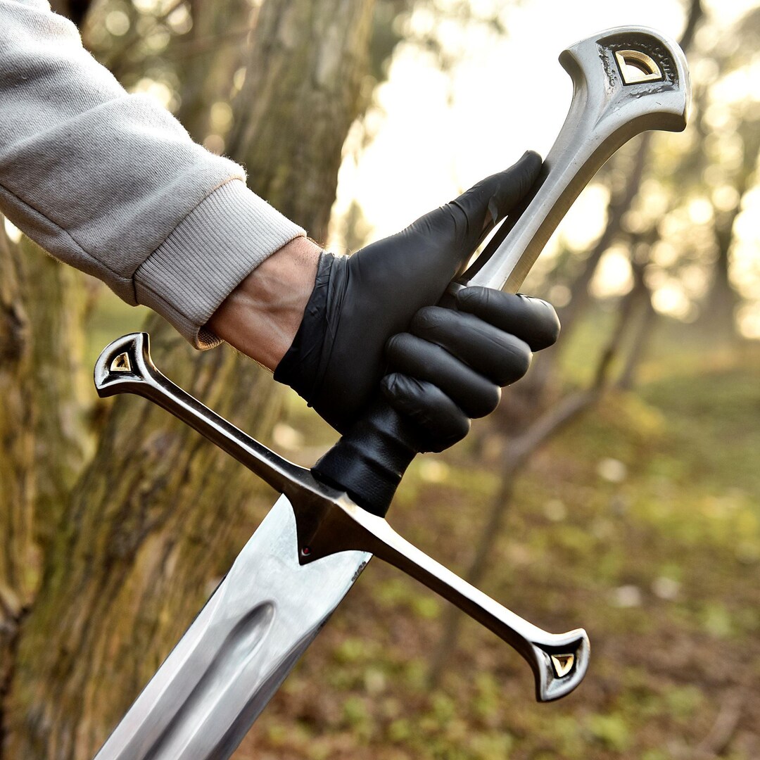 Hand-forged Reforged King’s Broken Sword Replica, Medieval Fantasy ...
