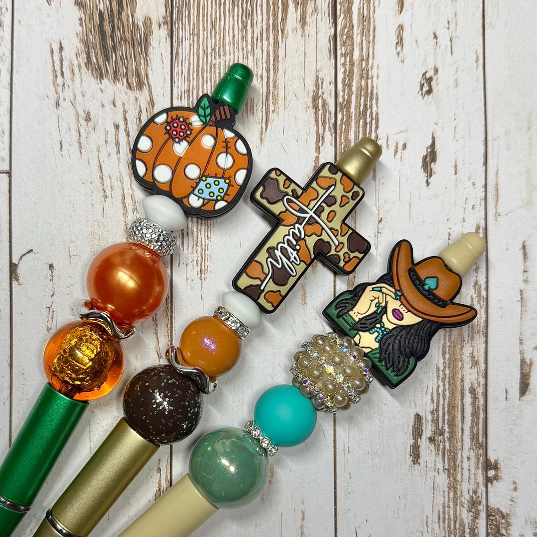 Random Decorative Pen - Ballpoint Pen - Desk Accent - for Stationary - Etsy