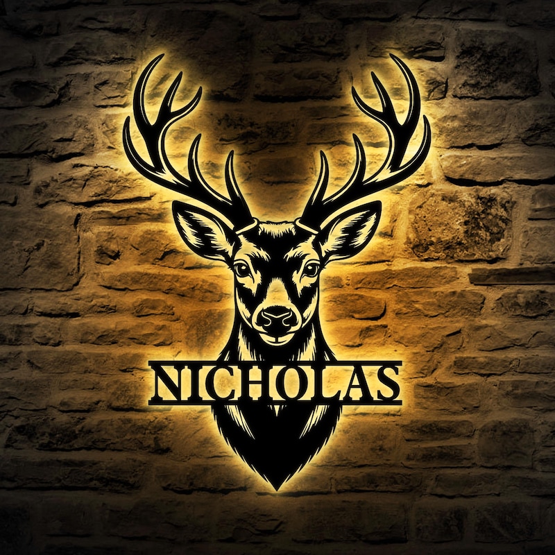 Led Custom Hunting Sign - Etsy