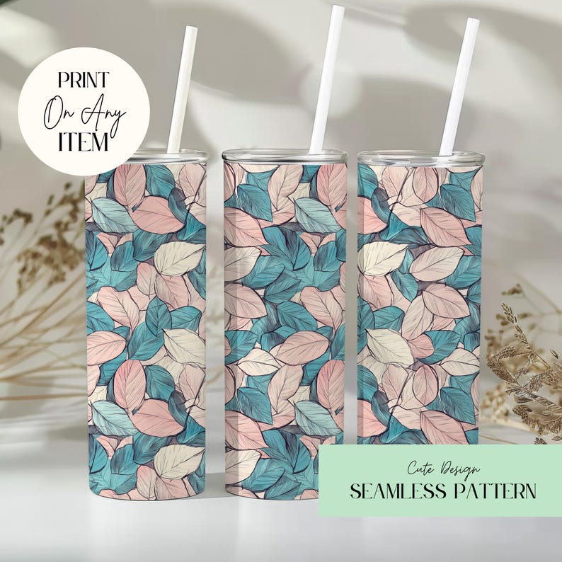 Leaf Overlay Scrapbooking Pattern Digital Paper Seamless Artistic ...