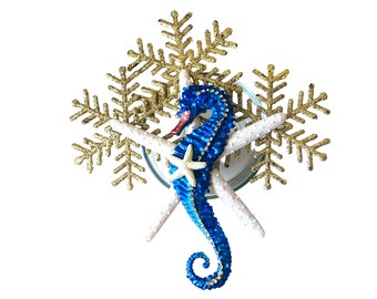 Seahorse Tree Topper - Etsy