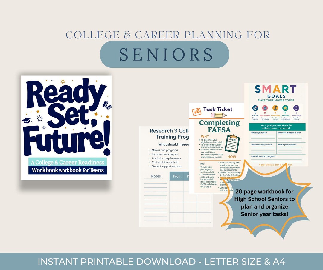 Ready Set Future | College & Career Readiness Workbook for Teens ...