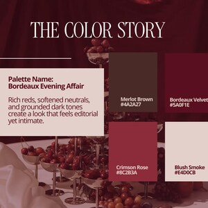 Luxury Old Money Wedding Style Guide | Moody Bordeaux Wedding Color ...
