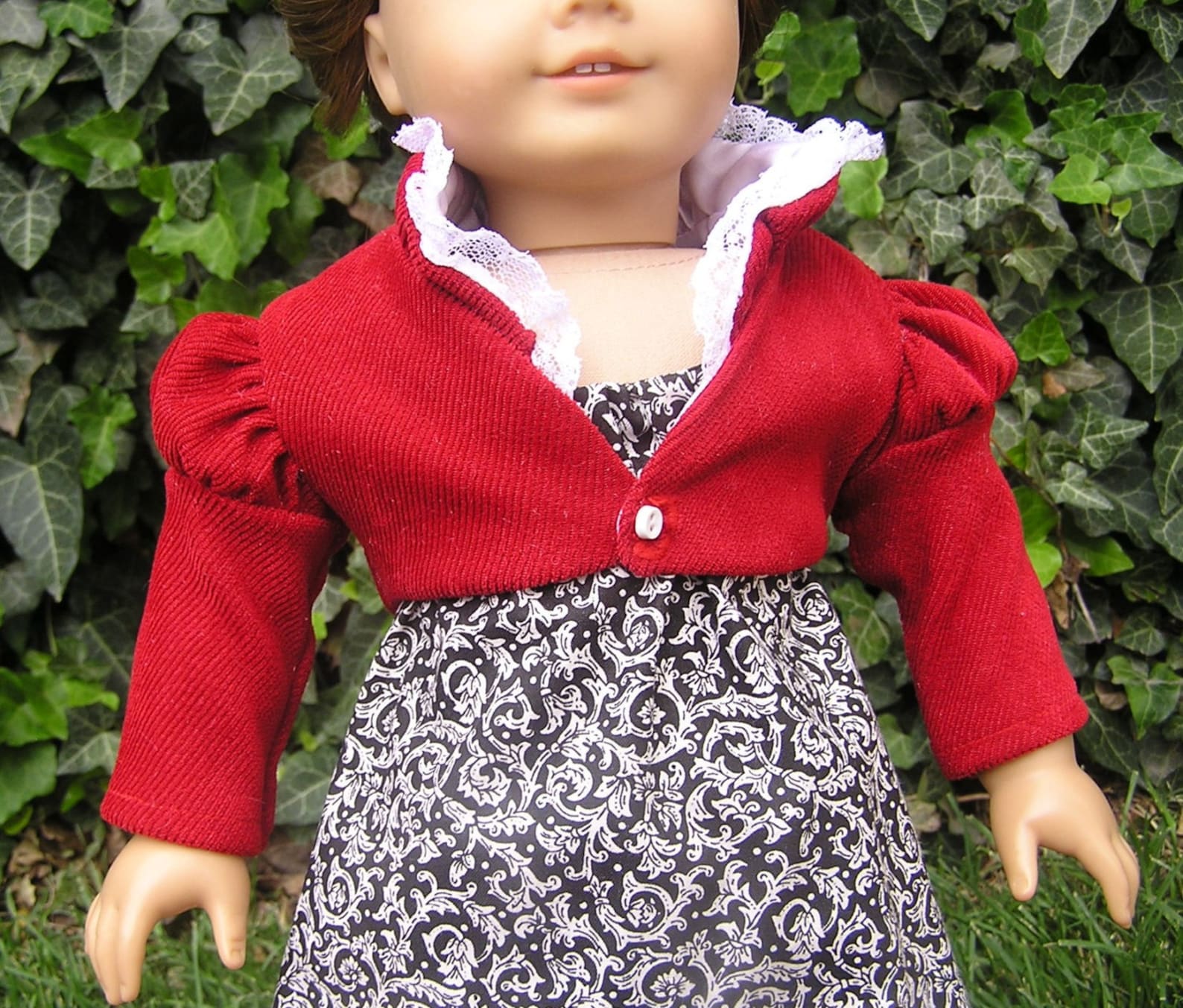 Regency Feather Tail Spencer PDF Pattern for American Girl or 18 Inch ...