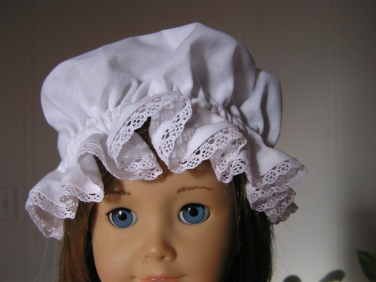 Colonial Evening Dress, Day Dress, Pinner Cap & Dust Bonnet Patterns ...