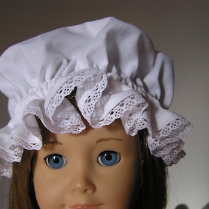 Colonial Evening Dress, Day Dress, Pinner Cap & Dust Bonnet Patterns ...