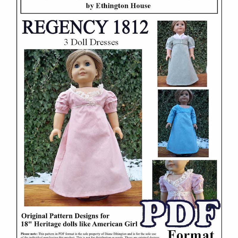 Doll Dress Pattern - Etsy