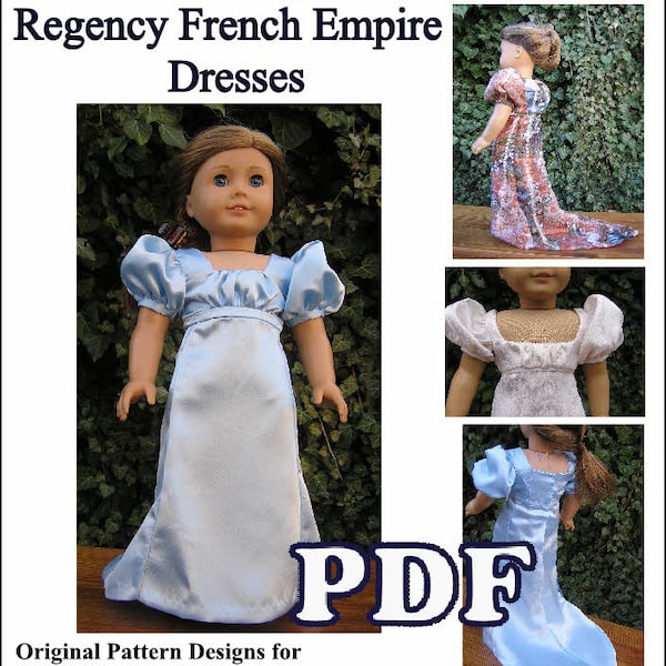 Regency Dress Pattern - Etsy
