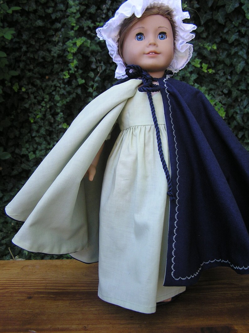 17th Century Circular Cape PDF Pattern for American Girl or 18 | Etsy