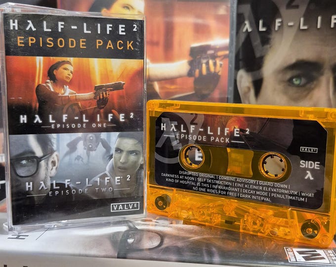 Half-life 2 Episode 1 & 2 Soundtracks Cassette Tape Custom Fanmade - Etsy
