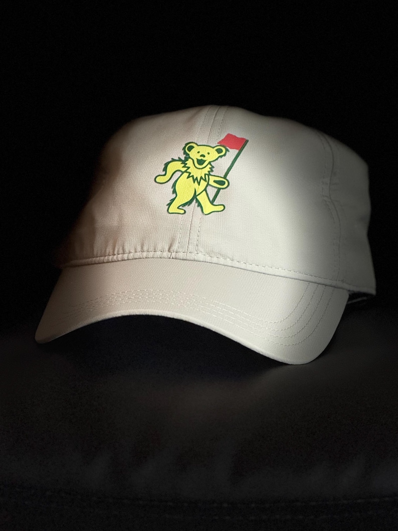 Grateful Dead Golf Hat Dancing Bear Masters Inspired Pacific Headwear ...