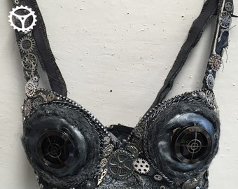 Steampunk bra | Etsy