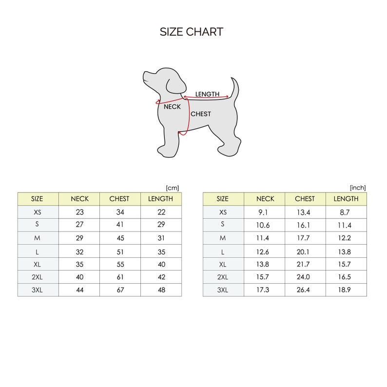 Dog Coat Sewing Pattern: Winter Pet Jacket, (XS-3XL)(PDF Pattern) - Etsy