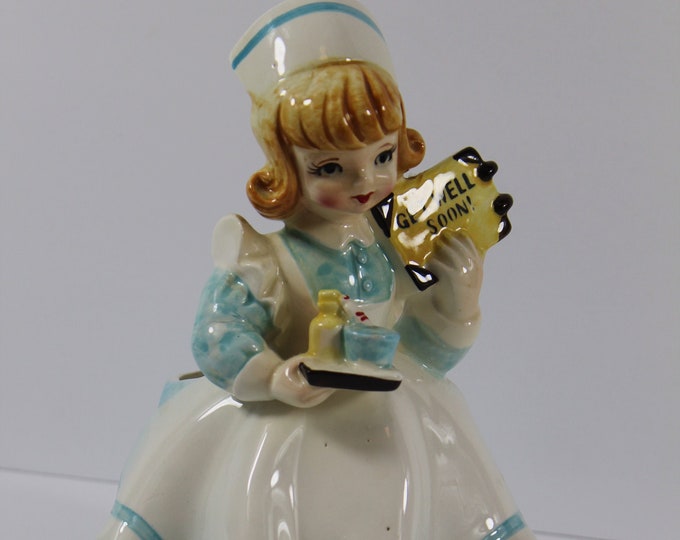 Lefton Nurse Planter Healthcare Worker Lefton 4292 - Etsy