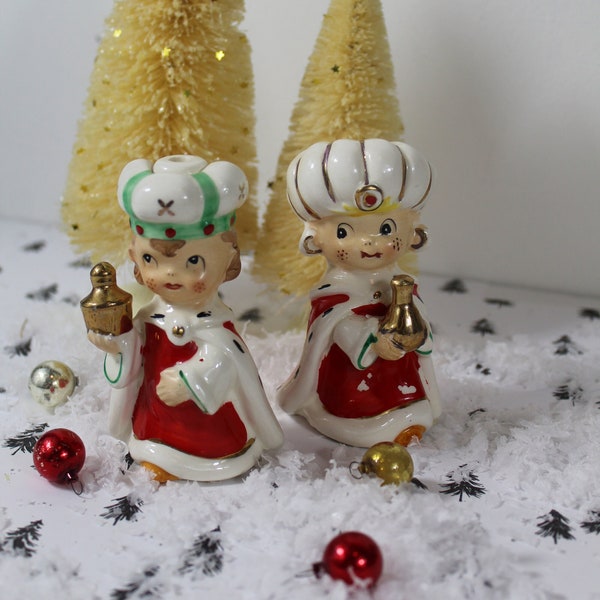 Vintage Three Wise Men Candle Holder - Etsy