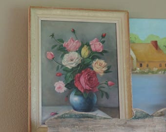 Oil painting rose | Etsy