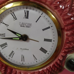 Cat Clock Kitchy Cat Clock Figurine Clock Landex Royal Craft Japan ...