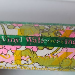 Vintage Pink Wallpaper Shelf Liner Drawer Liner Vintage Wallcovering ...