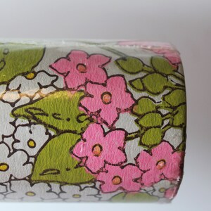 Vintage Pink Wallpaper Shelf Liner Drawer Liner Vintage Wallcovering ...