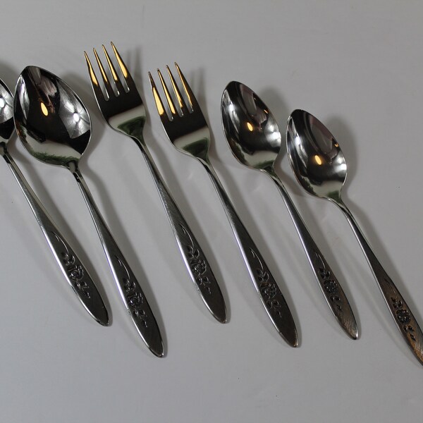 Rose Flatware - Etsy