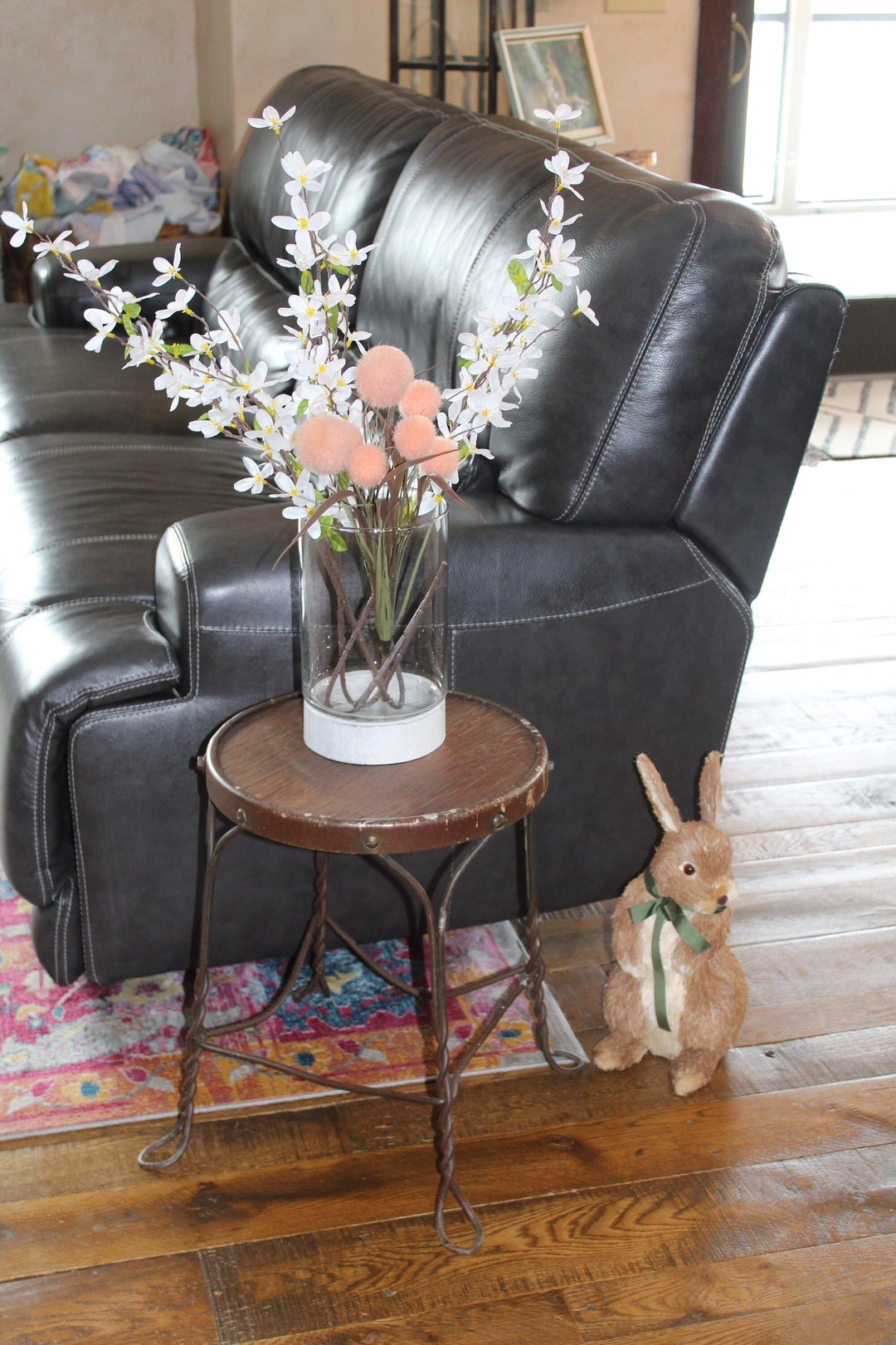 Farm Style Ice Cream Stool Plant Stand Short Stool Cottage Home French ...