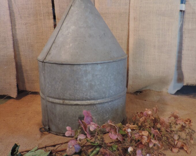 Funnel Vintage Galvanized Funnel Extra Large Farm Funnel Huge - Etsy