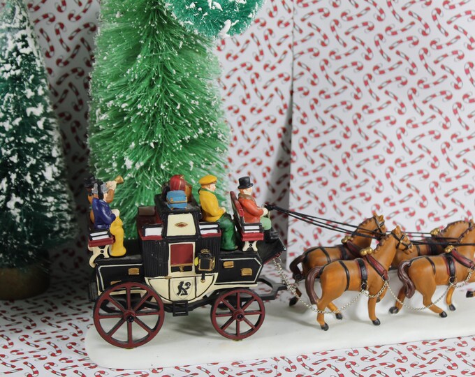 Department 56 Heritage Village Horse and Buggy Stagecoach Snow Village ...