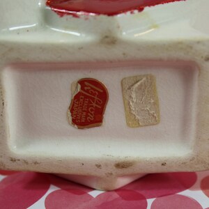 Valentine Planter Lefton Figural Planter Girl Planter Heart Planter ...