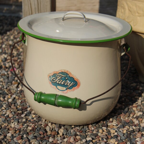 Enamel Bucket - Etsy
